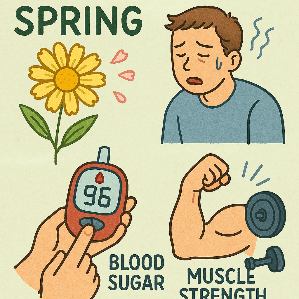 봄철 피로, 혈당 급상승 탓? 근육강화로 극복하라!